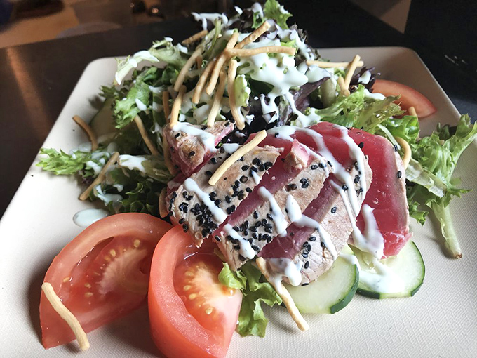 This ahi tuna salad isn't just lunch&mdash;it's edible art that happens to be packed with protein and flavor.
