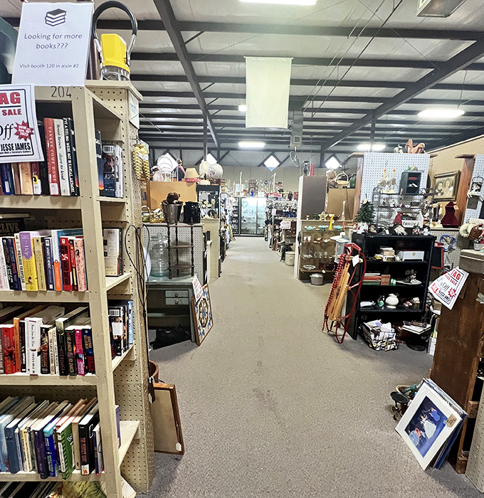 Books and vintage treasures create a literary canyon of possibilities&mdash;where the next great find might be hiding just around the corner.
