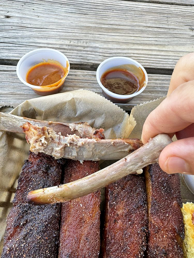When ribs pull clean from the bone but still have texture, that's not cooking&mdash;that's edible poetry with a side of sauce.