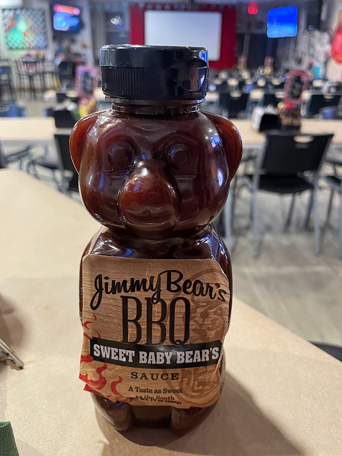 Their signature sauce comes in a bear-shaped bottle that's equal parts adorable and delicious. It's the kind of souvenir that rarely makes it home unopened.