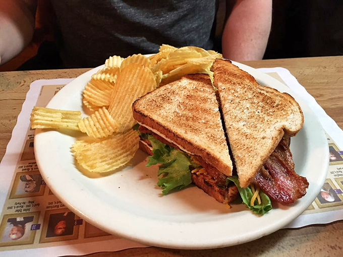 A BLT sandwich that transforms simple ingredients into a masterpiece of crispy, fresh, satisfying perfection.