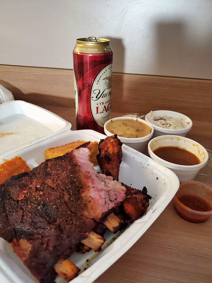 Nothing complements barbecue quite like a cold beer. It's not just a pairing; it's a time-honored tradition. 