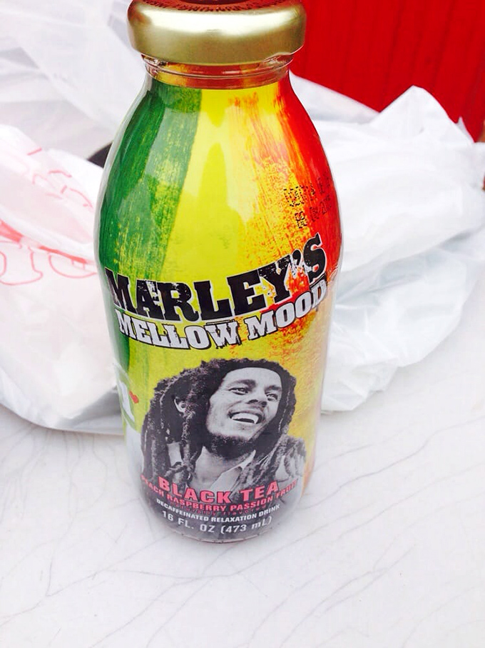 Even the beverages here have personality. Marley's Mellow Mood: because after all that meat, you'll need to relax, mon.
