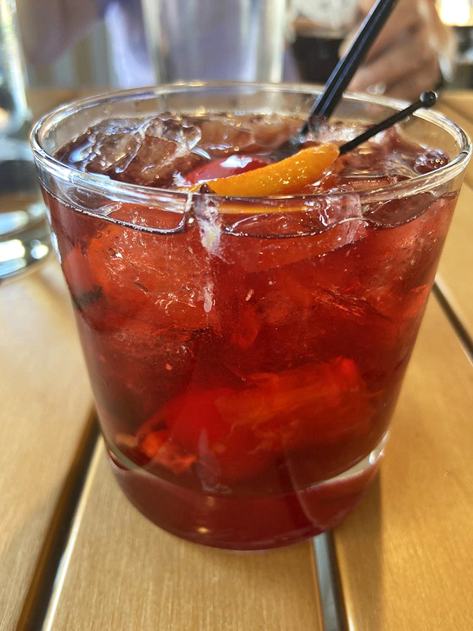 Not just a drink, but a Wisconsin handshake in liquid form. This Blackberry Old Fashioned has enough character to run for local office.