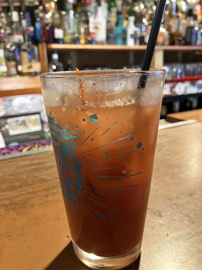 A proper Bloody Mary stands at attention, garnished and ready for duty as the perfect companion to your impending food coma.