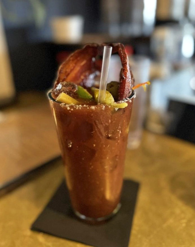 Not just a Bloody Mary&mdash;it's breakfast in a glass with a bacon exclamation point. The cocktail equivalent of a standing ovation.