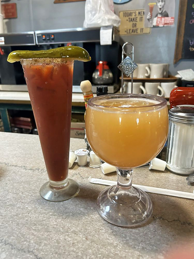 Classic diner beverages served with style &ndash; because even your drinks deserve to look as good as they taste.