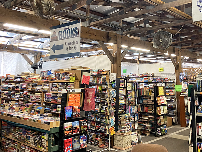 Bookworm heaven at bargain prices! Six books for $5 means your summer reading list just got a whole lot more ambitious.