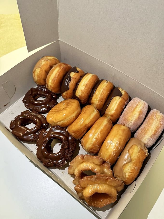 The baker's dozen&mdash;a symphony of fried dough arranged in perfect harmony. One bite and you'll understand why sharing is overrated.