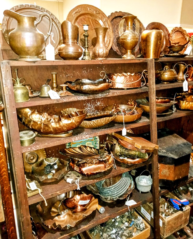 Copper and brass treasures gleam with history. These aren't just pots and bowls – they're the Instagram-worthy ancestors of your kitchen gadgets.