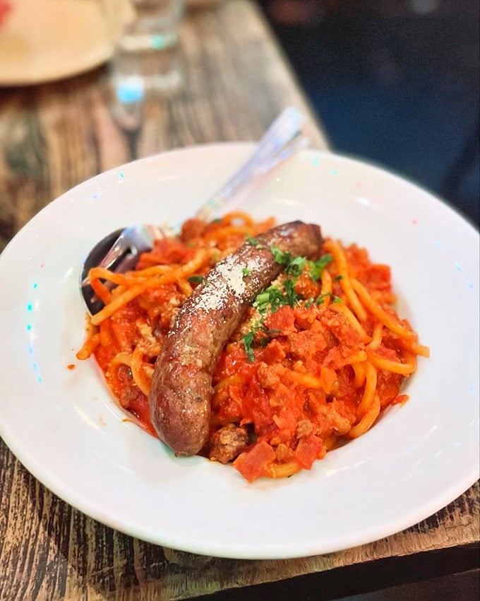 This isn't just pasta—it's a bowl of comfort that makes you want to kiss your fingers like an Italian grandmother who knows she's just served something magical.