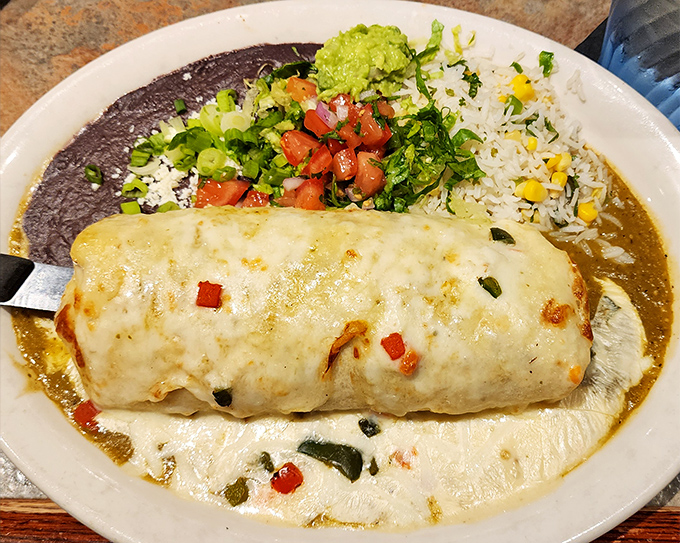 This isn't just a burrito &ndash; it's a tortilla-wrapped miracle that makes you question why you'd ever eat anything else.