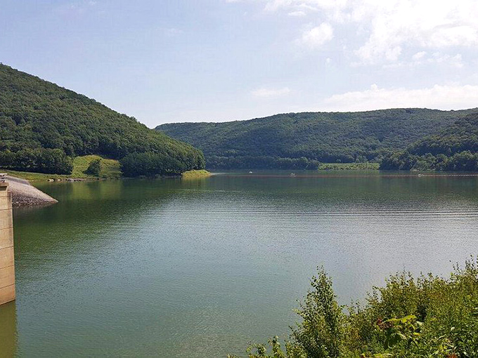 Mirror-like waters reflect Pennsylvania's beauty so perfectly, you'll question which way is actually up in this scene.