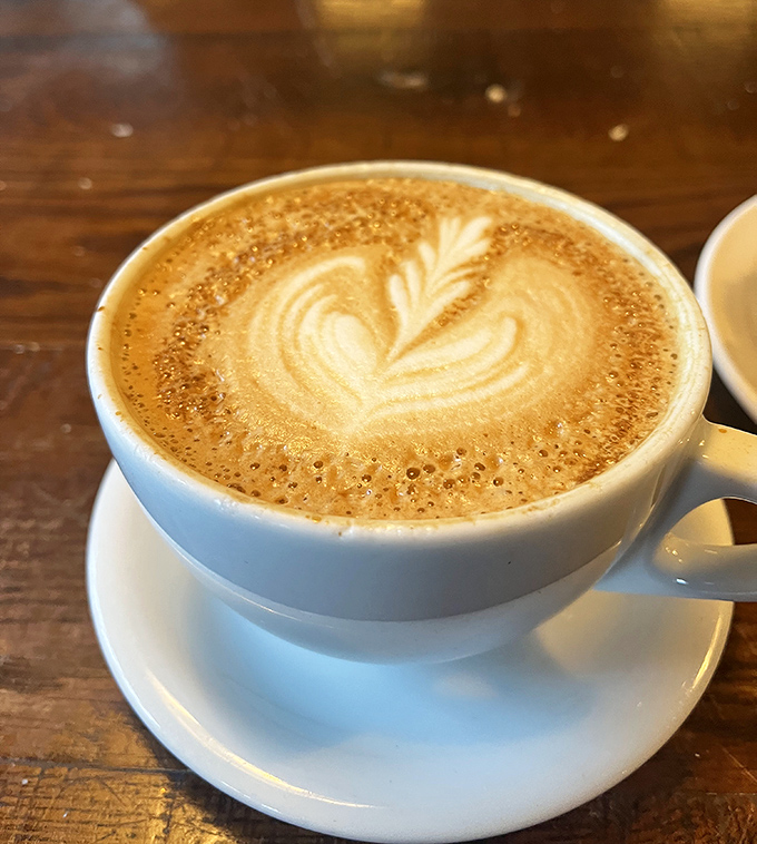 Latte art that belongs in a museum. The baristas here don't just make coffee&mdash;they create liquid masterpieces that taste even better than they look.
