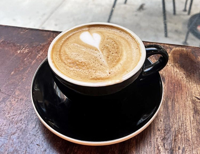 Heart-shaped foam that speaks to your soul. This cappuccino isn't just served&mdash;it's presented with the care of a love letter.