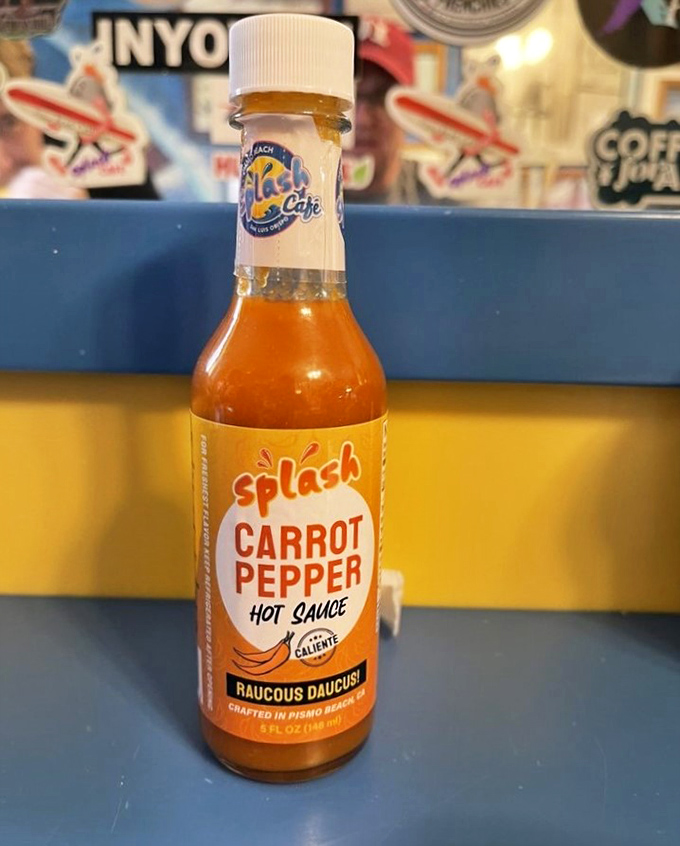 Their house-made Carrot Pepper Hot Sauce adds a kick that'll wake up your taste buds without sending them into therapy. Bottled sunshine with attitude.