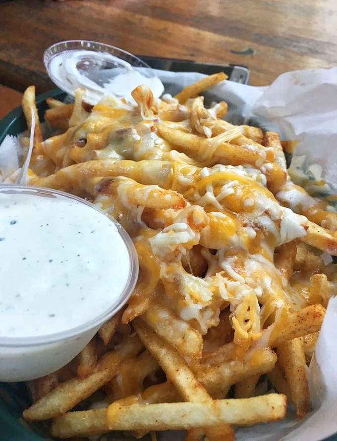 Cheese fries that don't apologize for being exactly what you want&mdash;a glorious mess of crispy potatoes, melted cheese, and zero pretension.