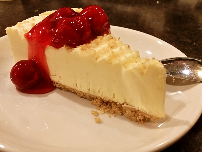 Cherry-topped cheesecake that strikes the perfect balance between rich and light&mdash;the dessert equivalent of finding money in your winter coat pocket.