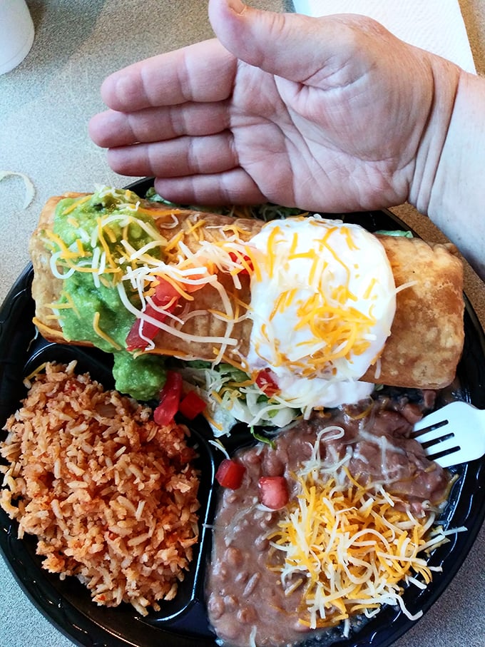 A fish taco that could convert even the most committed carnivore. That white sauce and pico de gallo? Chef's kiss.