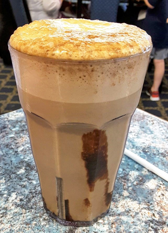 The chocolate egg cream rises majestically in its glass&mdash;a frothy, nostalgic concoction that whispers sweet nothings to your inner child.