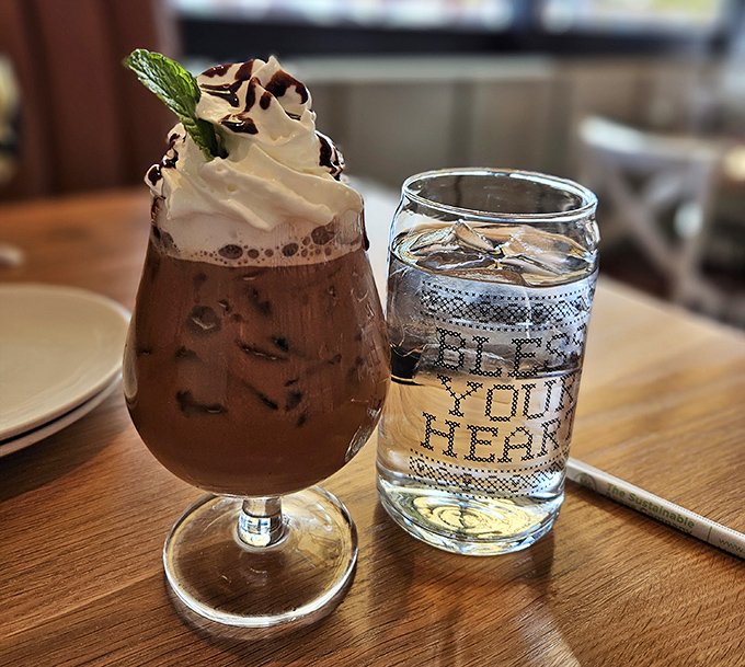 This chocolate concoction isn't just dessert&mdash;it's therapy in a glass, served with a side of hydration wisdom.