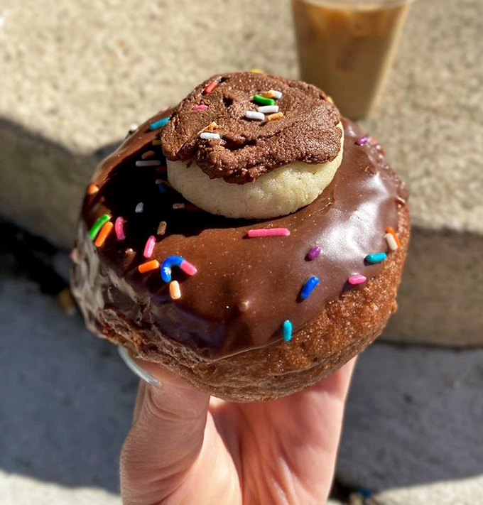 This chocolate creation topped with colorful sprinkles isn't just Instagram bait &ndash; it's a legitimate reason to rethink your morning routine.