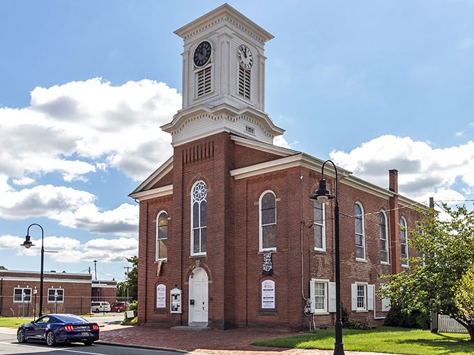 This historic church's stately brick exterior and soaring clock tower have witnessed generations of Middletown life, standing sentinel over the changing town below.
