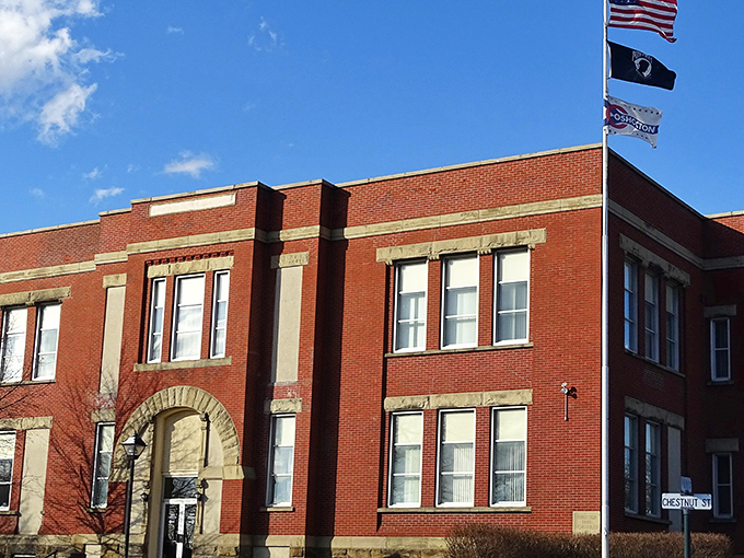 City Hall - Classic municipal architecture that looks like Andy Griffith might walk out any minute to solve neighborhood disputes.