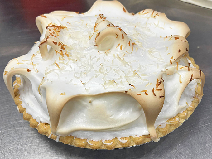 This coconut cream pie isn't just dessert &ndash; it's architecture, it's art, it's the reason elastic waistbands were invented.
