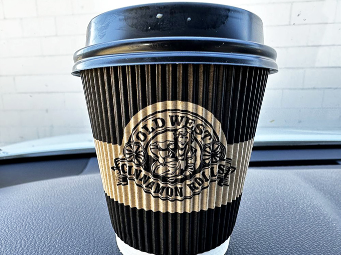 Even the coffee cups know they're part of something special. The perfect sidekick to cut through the sweetness and keep you fueled for beach adventures.