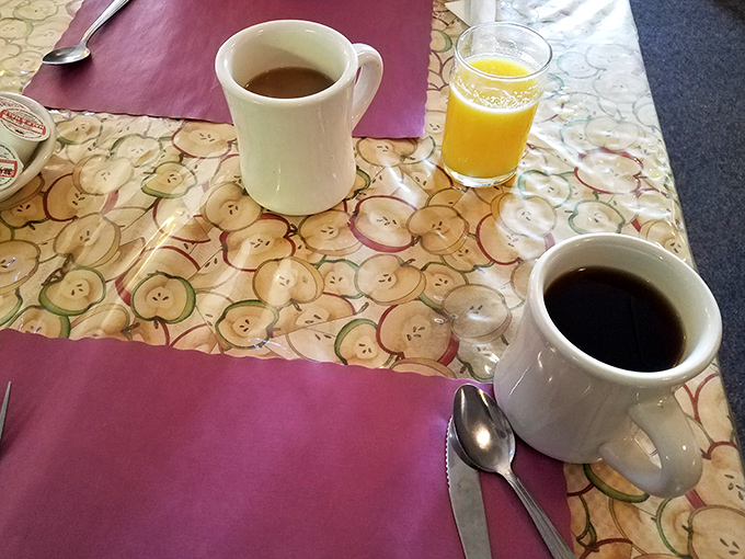 Fresh coffee and orange juice &ndash; the perfect morning fuel for any culinary adventure.