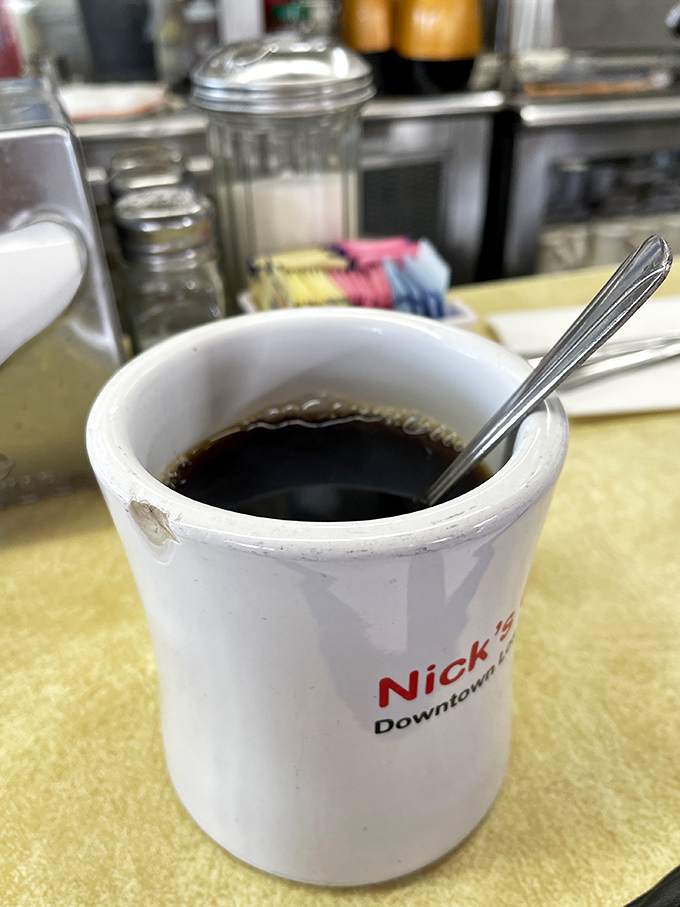 The coffee at Nick's doesn't need single-origin bragging rights&mdash;it just needs to wake you up and complement your breakfast, which it does perfectly.