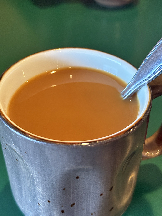 Coffee in a classic mug&mdash;the unsung hero of every great breakfast. Simple, reliable, and absolutely necessary.