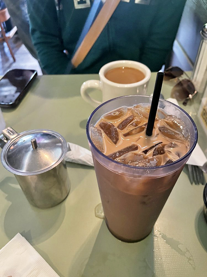 Coffee at Honey's doesn't need fancy names or elaborate preparation. It's honest, strong, and reliable&mdash;like that friend who helps you move.