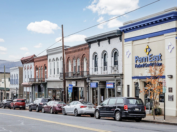 Architectural details from another era line Tunkhannock's business district, where storefronts maintain their historic character while housing thoroughly modern enterprises.