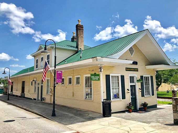 First impressions matter, and the Conyers Welcome Center nails it with classic Southern architecture that says "come on in and stay awhile."