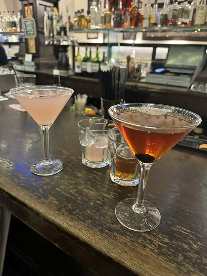 Classic cocktails in their natural habitat. At Joe's bar, martinis aren't just drinks&mdash;they're liquid time machines to a more civilized era.
