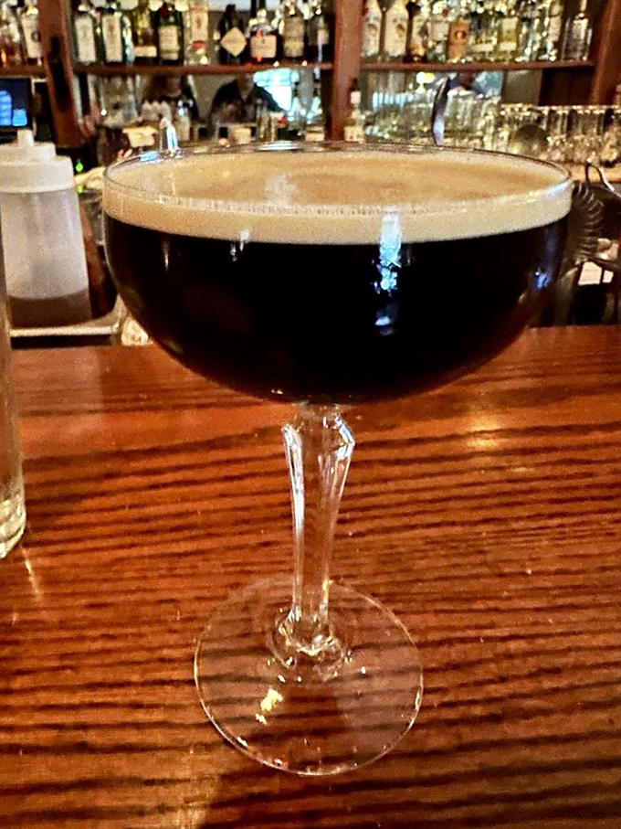 This isn't just coffee with alcohol&mdash;it's dessert, nightcap, and conversation starter all in one sophisticated glass. Foam that deserves its own Instagram account.