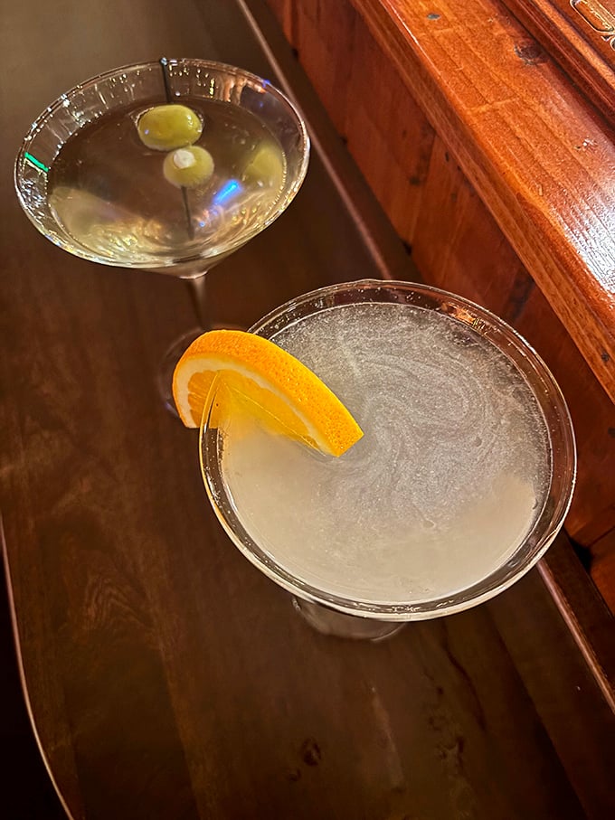 These cocktails aren't just drinks&mdash;they're liquid time machines to the era when martinis were serious business and garnishes meant something.