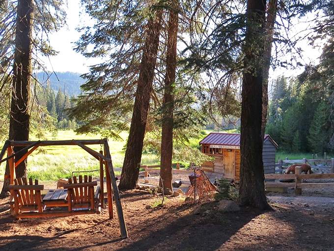 Rustic relaxation perfected &ndash; where porch swings and pine trees conspire to lower your blood pressure. Retirement dreams in living color.