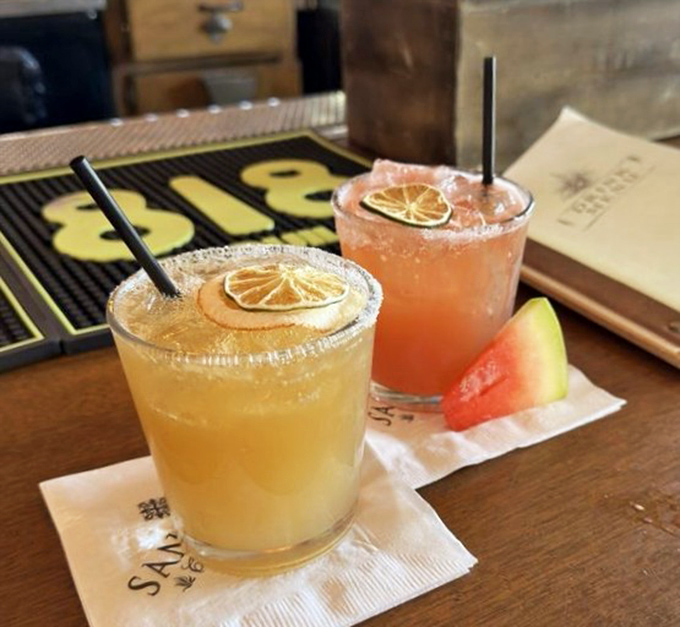 These margaritas aren't just drinks&mdash;they're liquid sunshine with a salt rim, bringing vacation vibes even on a mundane Monday.