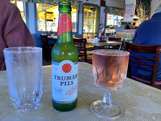 When a cold Trumer Pils meets a foggy Half Moon Bay afternoon, you've found the perfect pairing for seafood feasting.