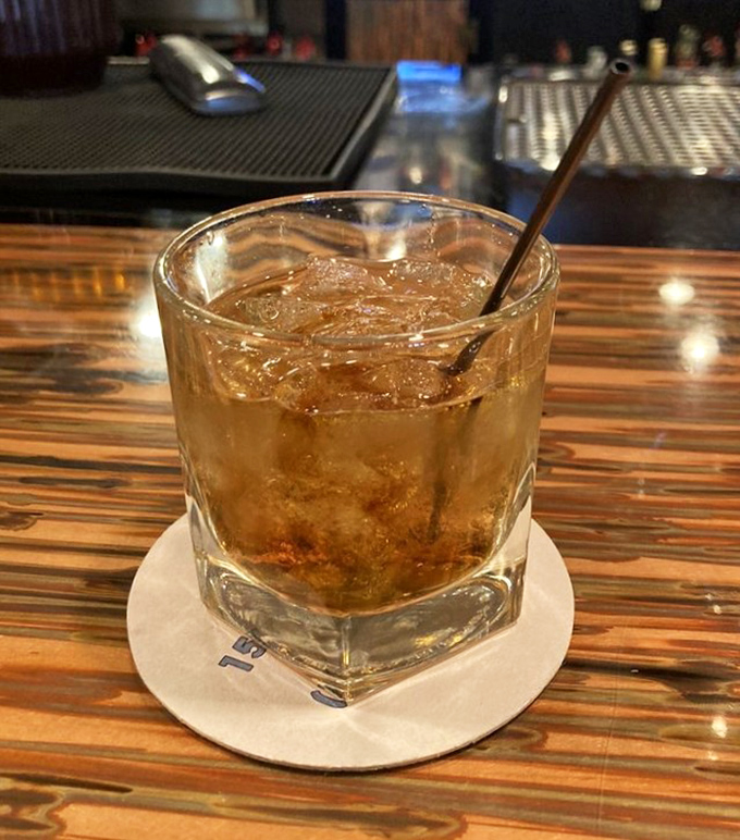 A properly poured whiskey on the rocks &ndash; civilization's answer to "what should I drink while contemplating life's big questions or Thursday's dinner special?"