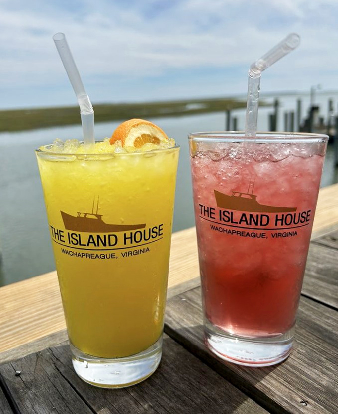 Cocktails with a view: Island House's signature drinks are like sunsets in a glass, best enjoyed while watching actual sunsets.
