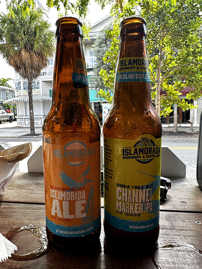 Nothing complements seafood quite like Florida-brewed beer. These Islamorada brews are basically liquid sunshine in bottles.