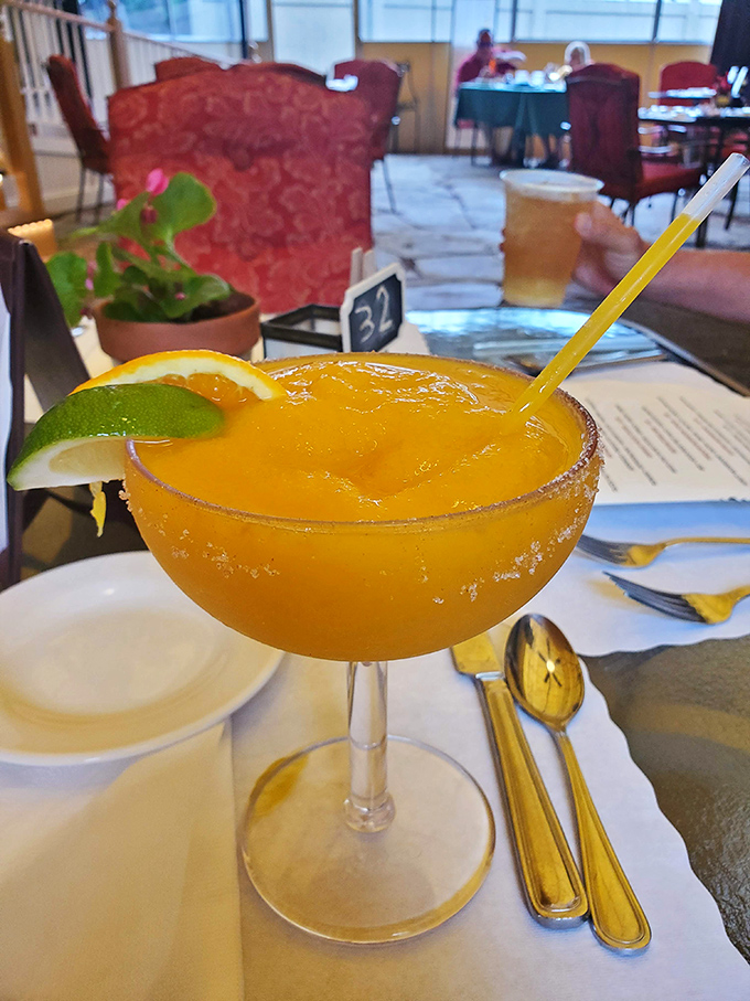This isn't just a margarita &ndash; it's liquid sunshine in a glass, rimmed with promise and garnished with vacation vibes.