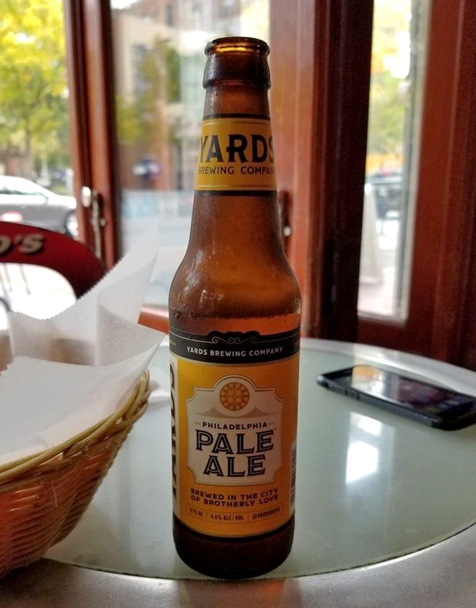 Nothing complements a Philadelphia sandwich quite like a local brew. This Yards Pale Ale is practically a civic duty alongside your cheesesteak.