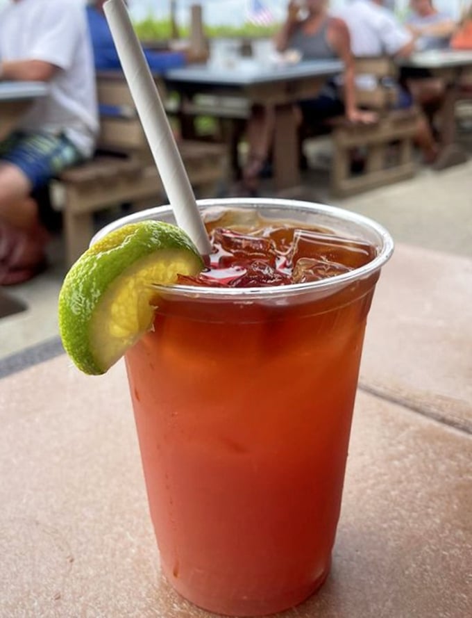 Nautical charm without trying too hard &ndash; JB's dining room feels like the cozy cabin of a ship captained by someone who really knows how to cook.