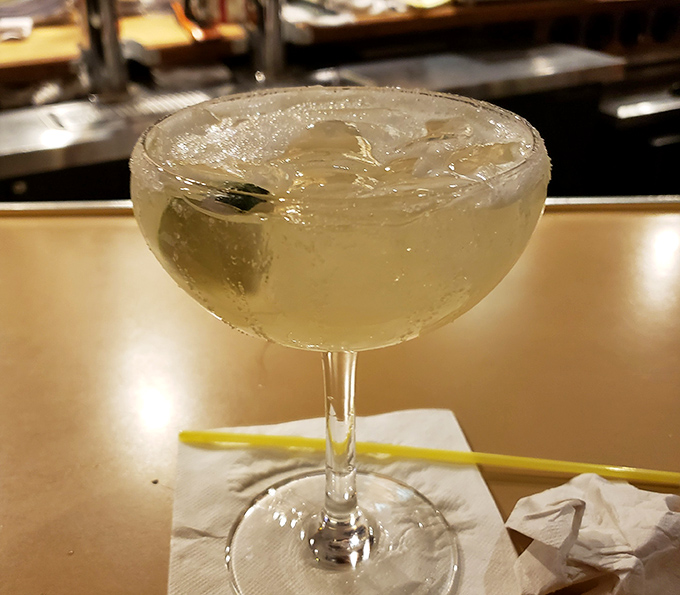 A cocktail that sparkles with promise – the perfect prelude to meat heaven.