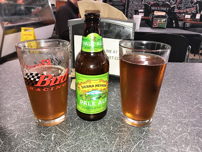 Nothing complements honest food like a proper beer. Sierra Nevada Pale Ale brings that perfect bitter balance to cut through all that savory goodness.